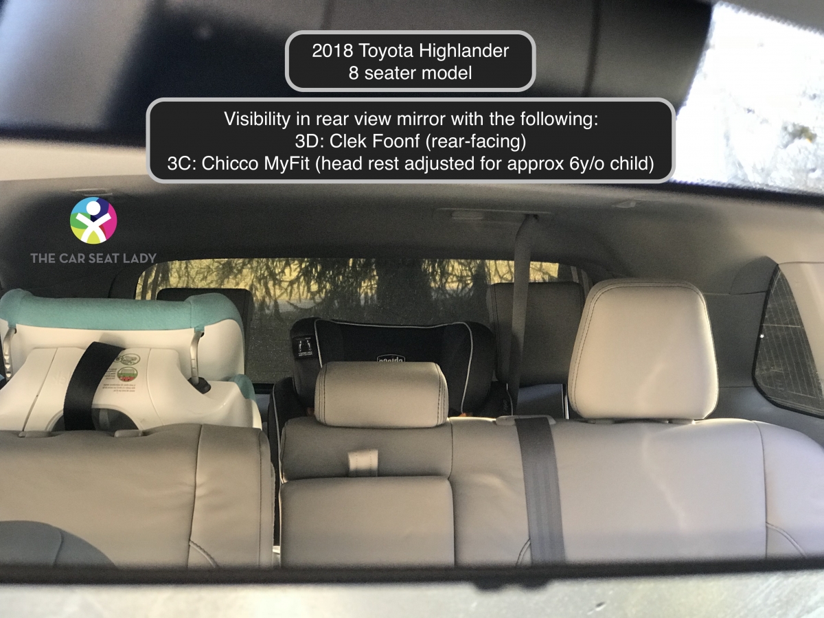 The Car Seat Lady2018 Toyota Highlander 3rd row 3-across project - The ...