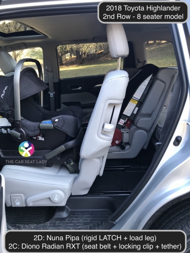 The Car Seat LadyToyota Highlander 2018 - The Car Seat Lady