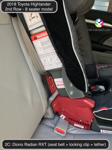 The Car Seat LadyToyota Highlander 2018 - The Car Seat Lady