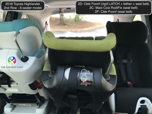 The Car Seat LadyToyota Highlander 2018 - The Car Seat Lady