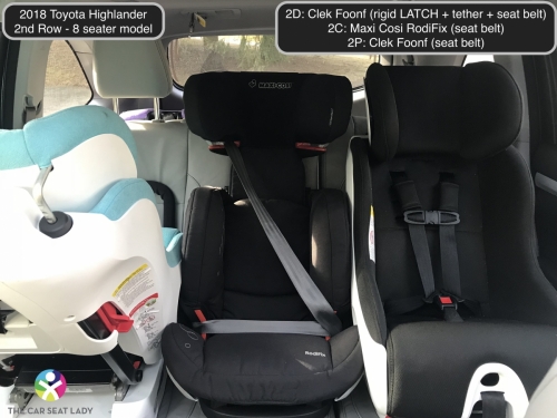 The Car Seat LadyToyota Highlander 2018 - The Car Seat Lady